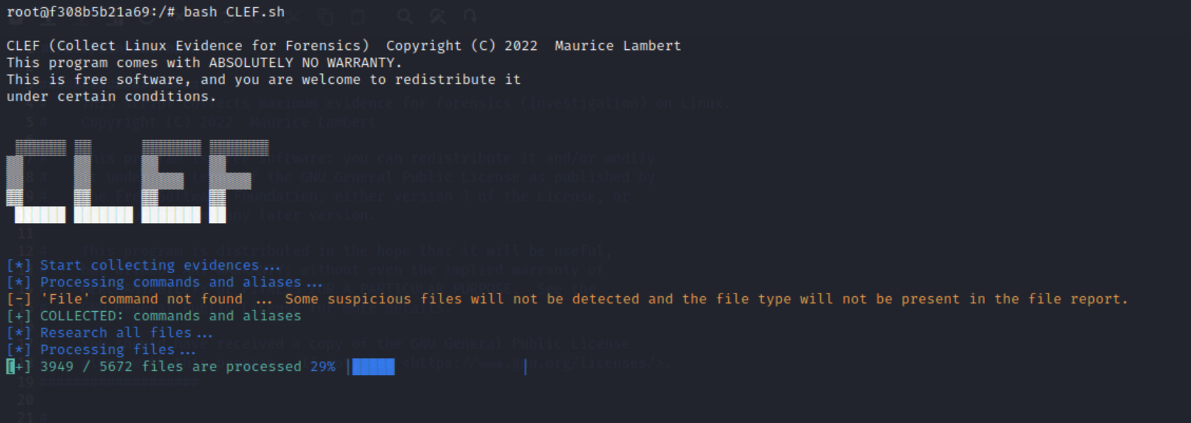 GitHub - mauricelambert/CLEF: Collect Linux Evidence for Forensics.